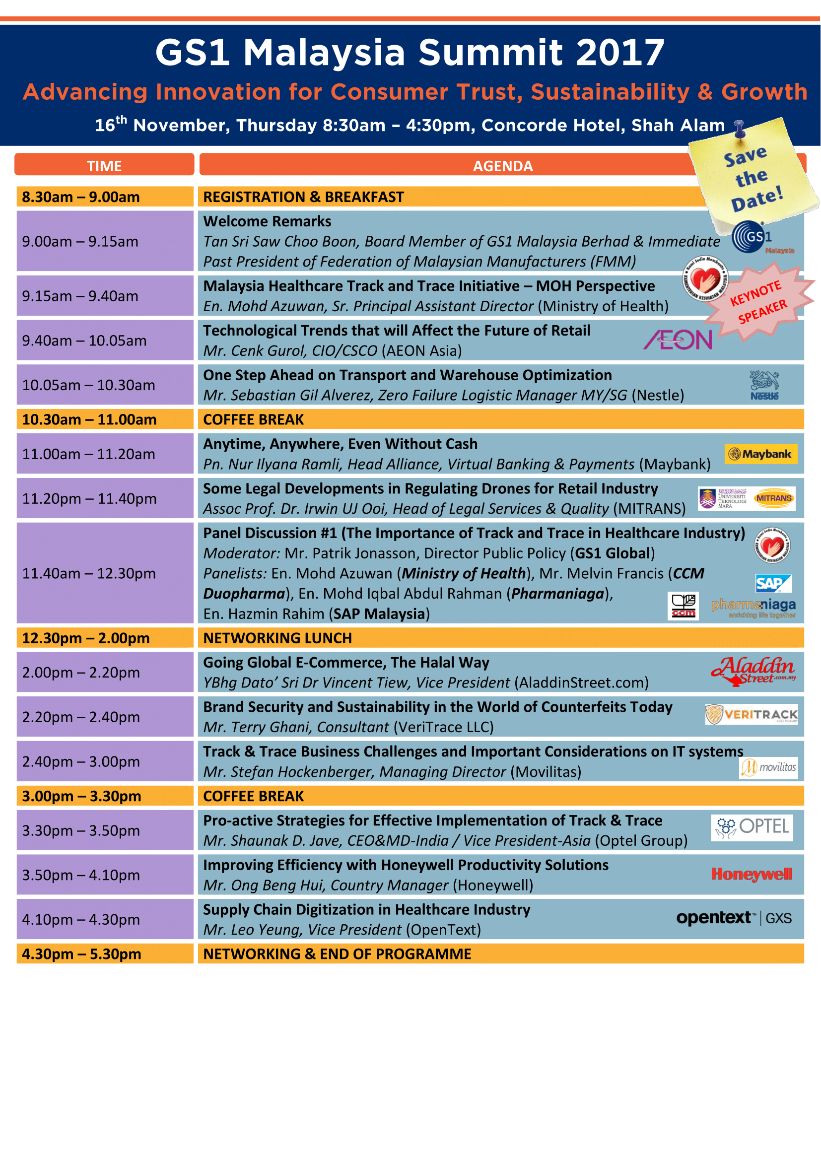 GS1 Malaysia Summit 2017 | GS1 Malaysia